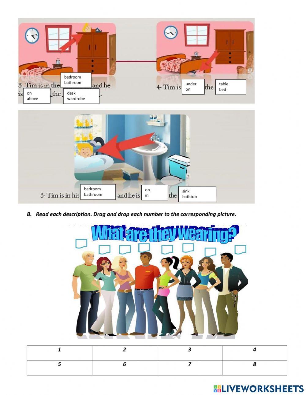 Second Term Test- Group 2 worksheet | Live Worksheets