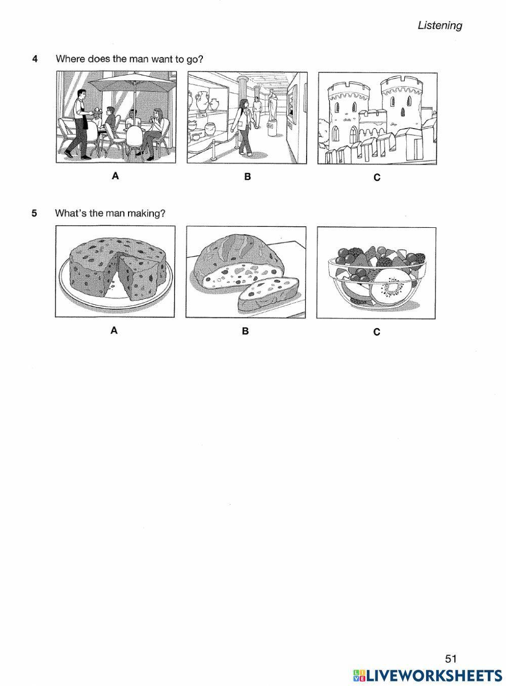 A2 key1-l-t3 worksheet | Live Worksheets