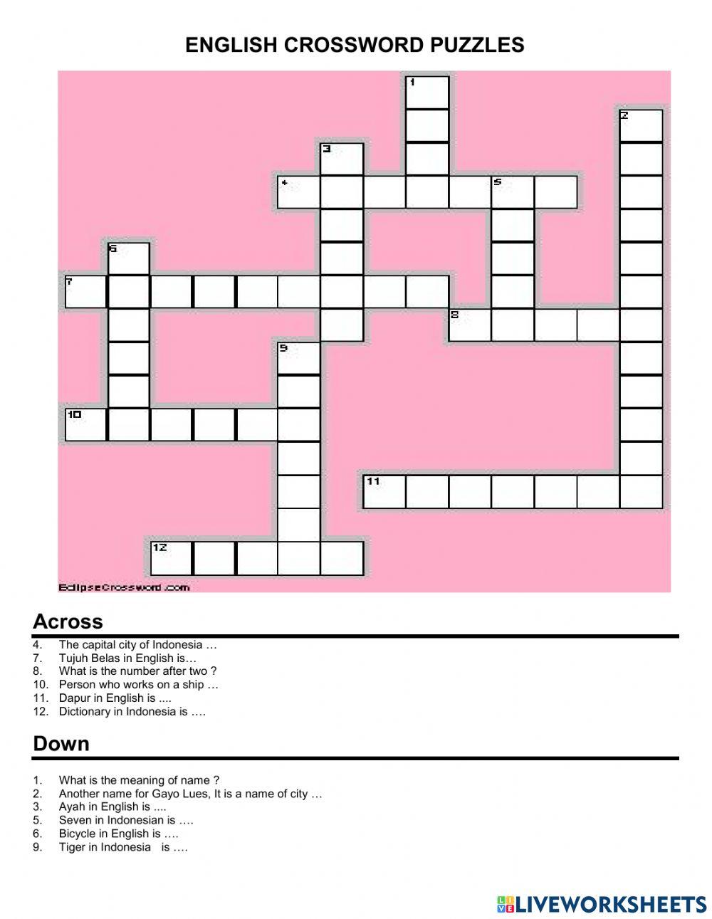 Tts worksheet for 3 | Live Worksheets