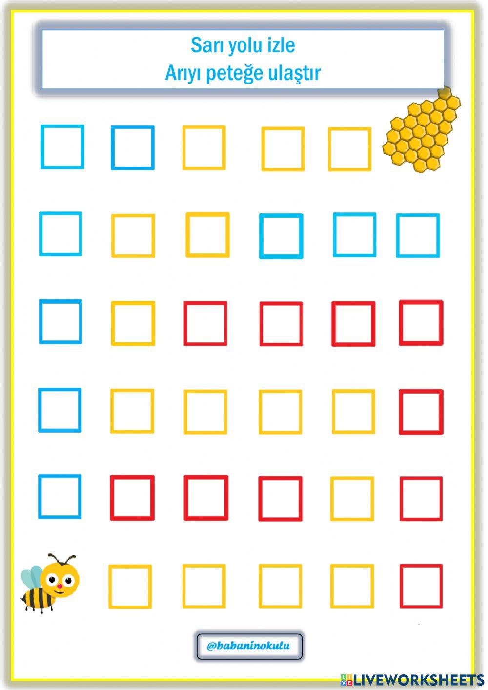 SARI RENGİ online exercise for | Live Worksheets