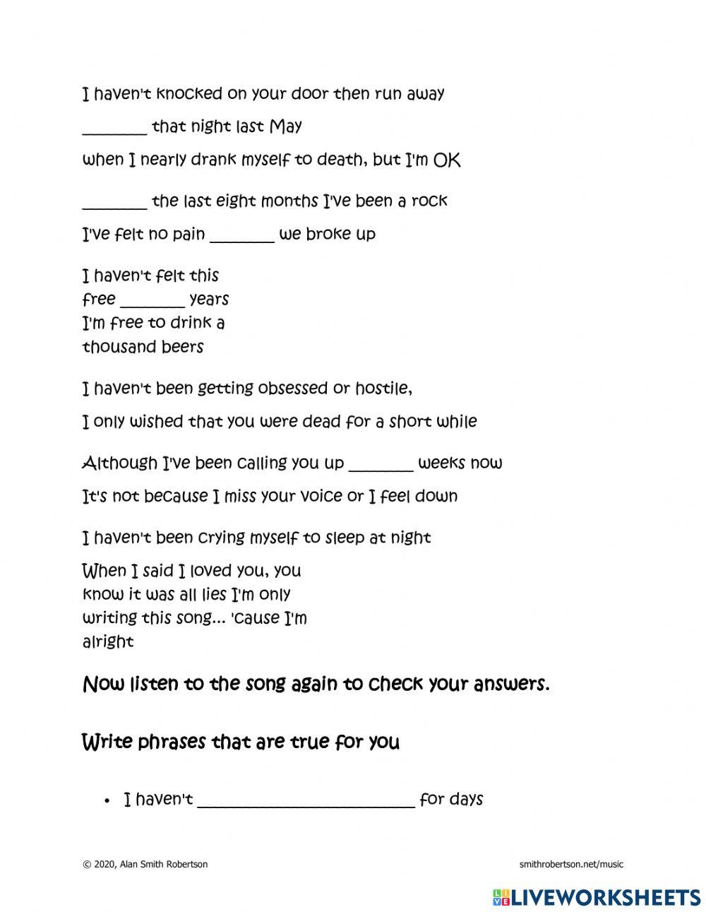 Present perfect… | Free Interactive Worksheets | 2187404