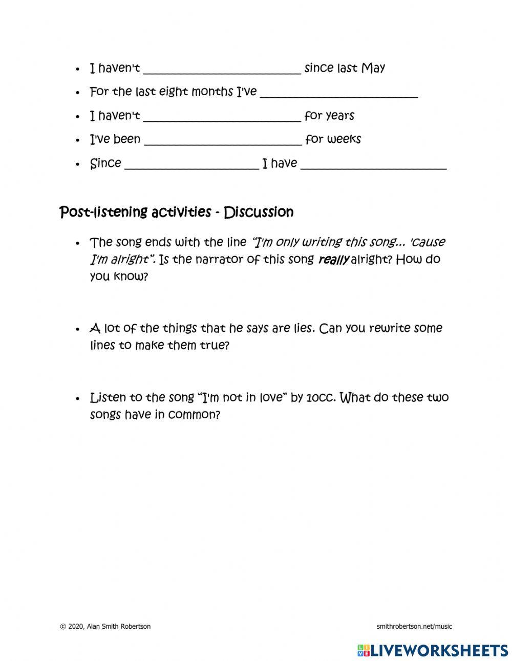 Present perfect… | Free Interactive Worksheets | 2187404