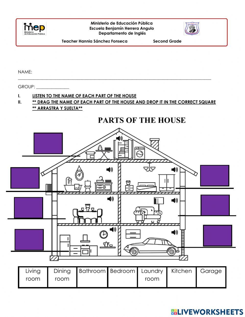 ENGLISH HOMEWORK SECOND GRADE TEACHER HANNIA EBHA online exercise for ...