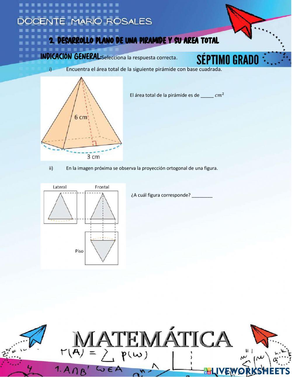 7°Grado.M-5, L-7 worksheet | Live Worksheets