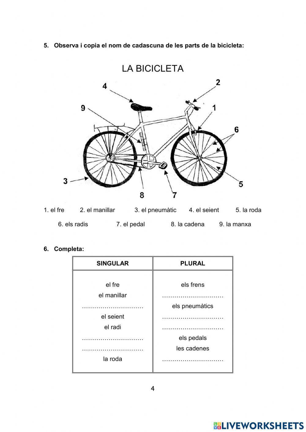 11.Els vehicles .Quaderns Comencem interactive worksheet | Live Worksheets