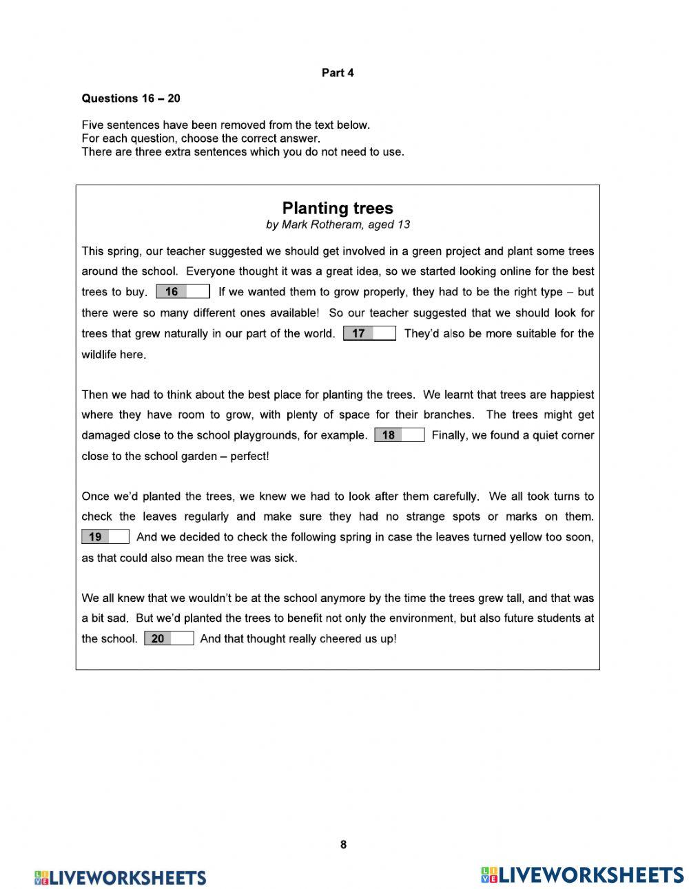 Pet-Reading Part 1-4-5 | Belle_Nguyen | Live