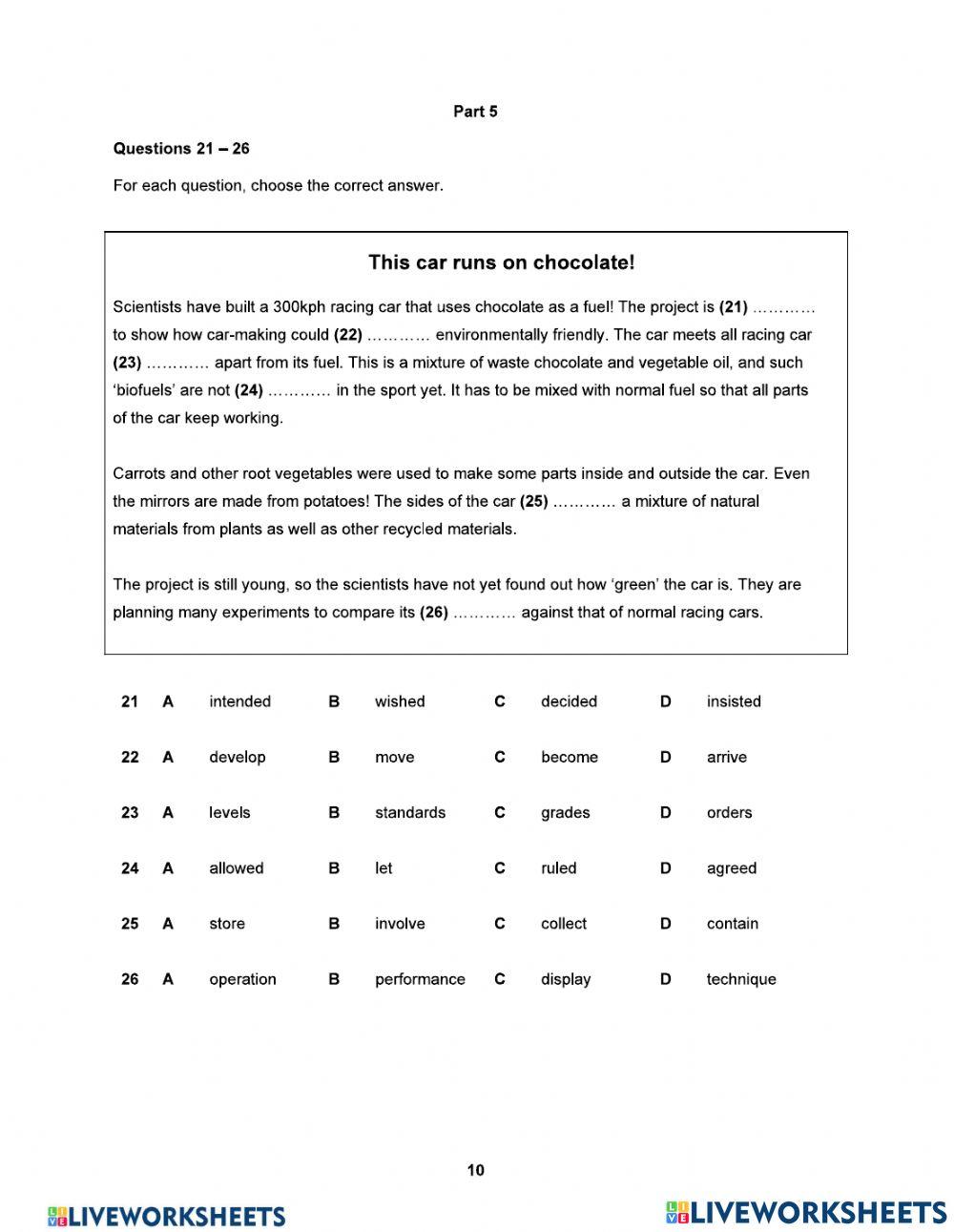 Pet-Reading Part 1-4-5 | Belle_Nguyen | Live