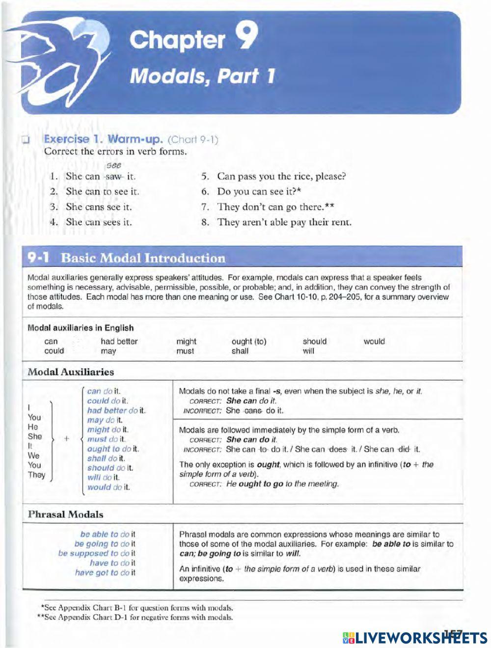 Modals introduction- Polite request online exercise for | Live Worksheets