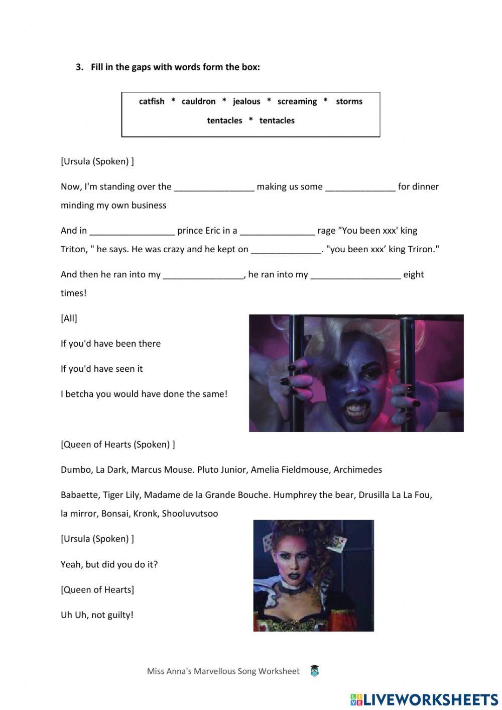 Spell Block Tango - Todrick Hall worksheet | Live Worksheets