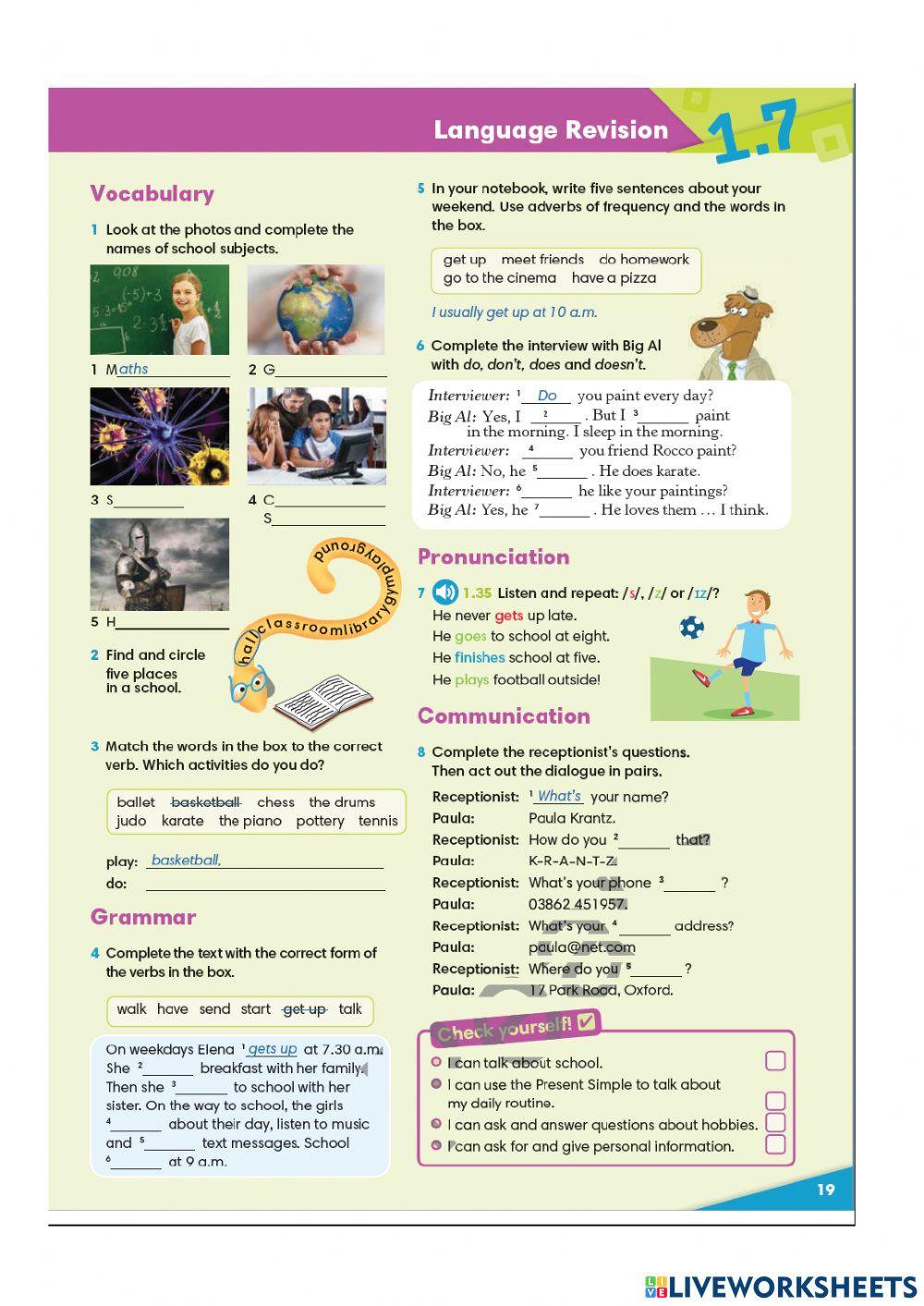 Go getter interactive worksheet | Live Worksheets