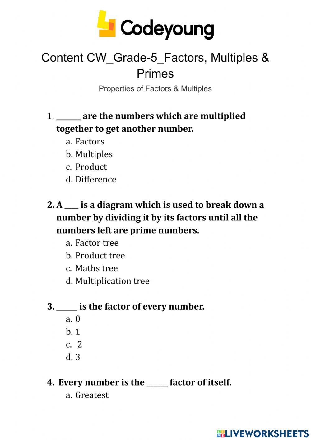 Fm 2192388 | SAMYAK JAIN | Live Worksheets