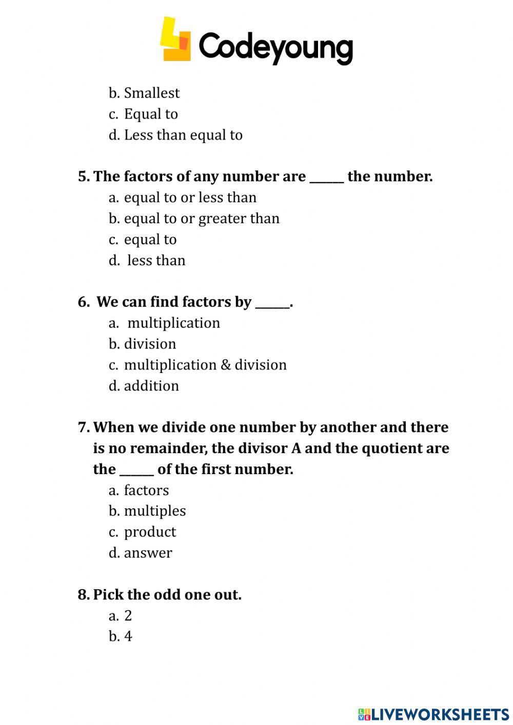 Fm 2192388 | SAMYAK JAIN | Live Worksheets