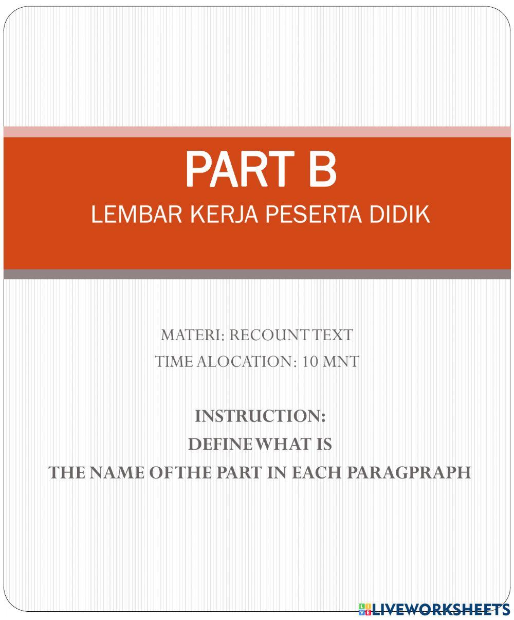 Rohemi | Lkpd recount text 2192489 | LiveWorksheets