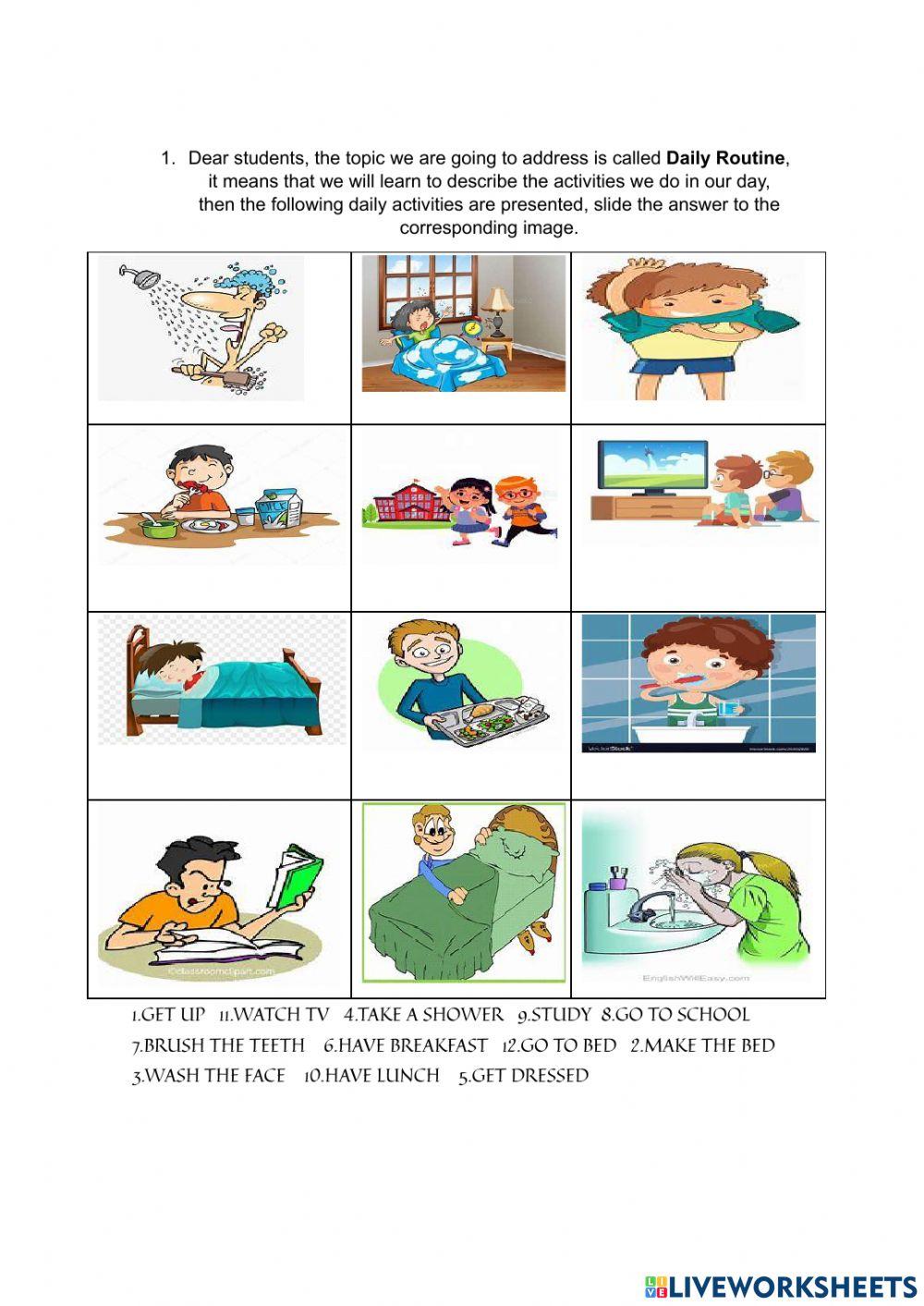 DAILY ROUTINE-TASK 2-PATRICIAMARTINEZ 2464704 | PATRICIA