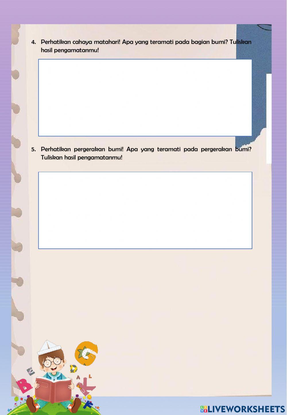 Lkpd online exercise for KELAS VI | Live Worksheets