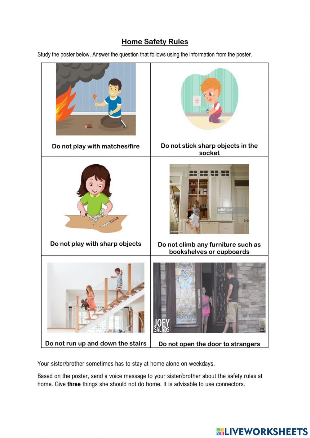 Home Safety Rules (Speaking) | AliahAthirah | Live