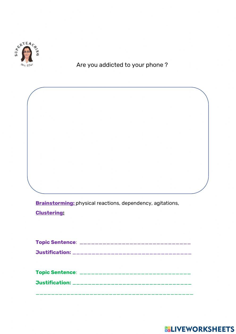 Writing an argument worksheet | Live Worksheets