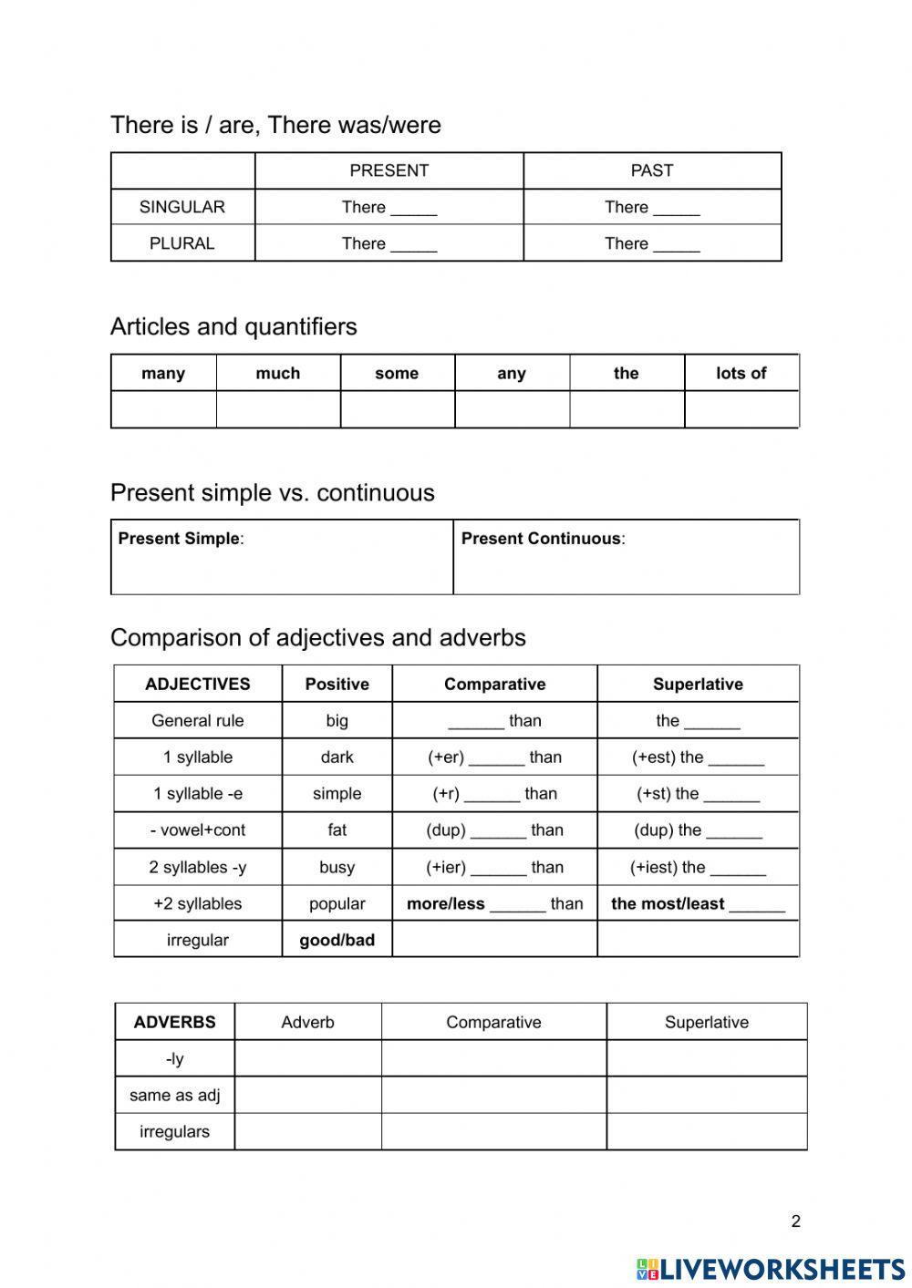 Getting Started interactive exercise | Live Worksheets