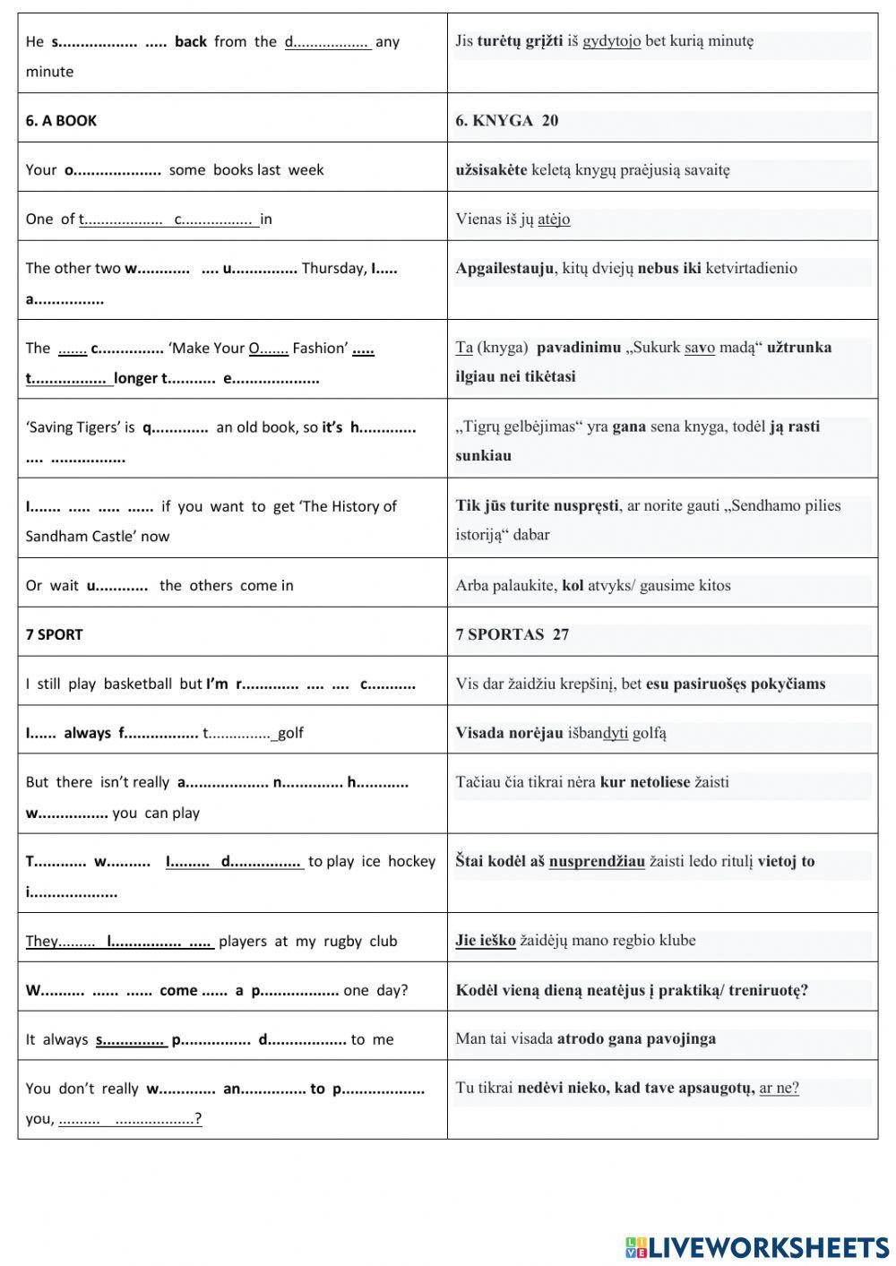 pet test 3 listening task 1 6904193 | rasadovidoniene