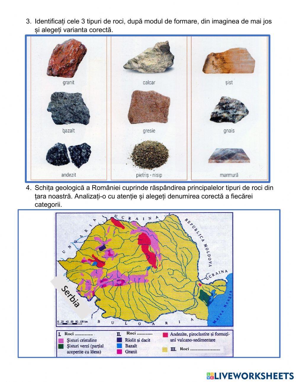 Relieful României-caracteristici generale worksheet | Live Worksheets