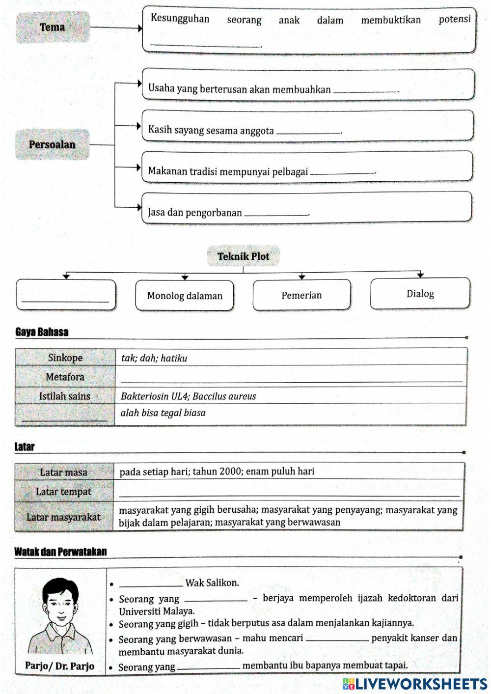 Legasi Tapai Ting 3 online exercise for | Live Worksheets