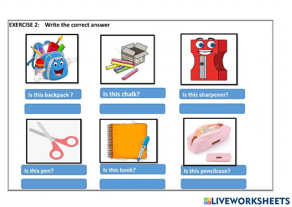 school things online exercise for | Live Worksheets