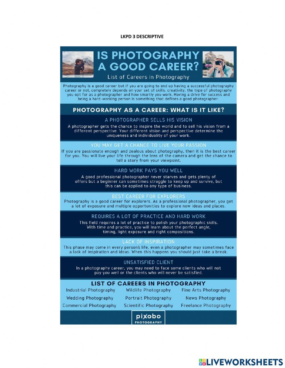 Description text : Job Description relate to Multimedia worksheet ...