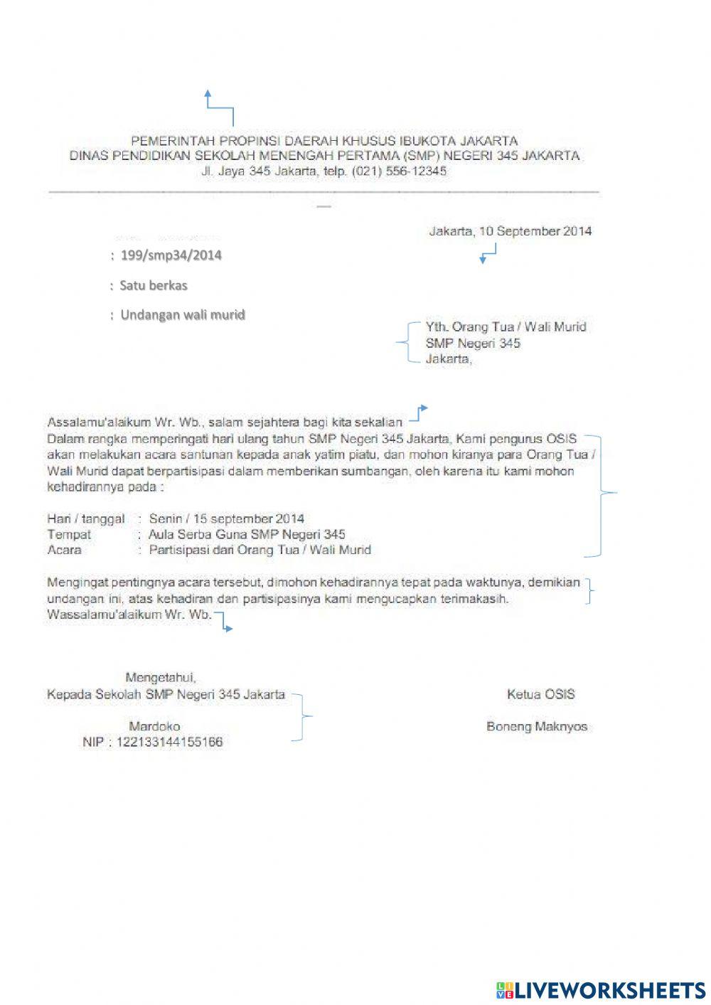 2195406 | Surat resmi | sinamoonn | LiveWorksheets