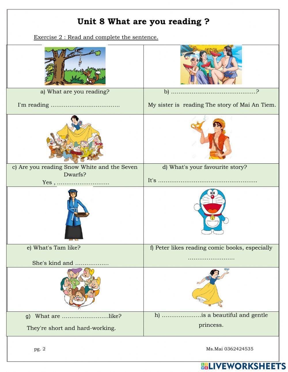 Grade 5 - unit 8 | Live Worksheets