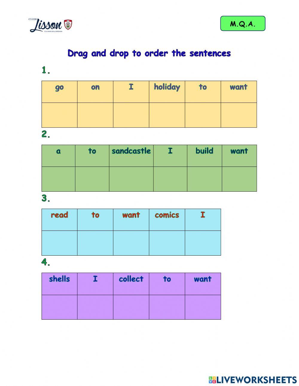 Holiday activity for Grade 2 | Live Worksheets
