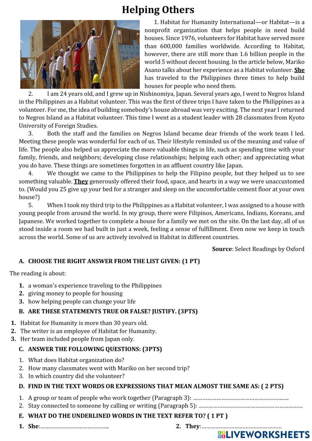 Read3 2164572 | phuonglt58 | Live Worksheets