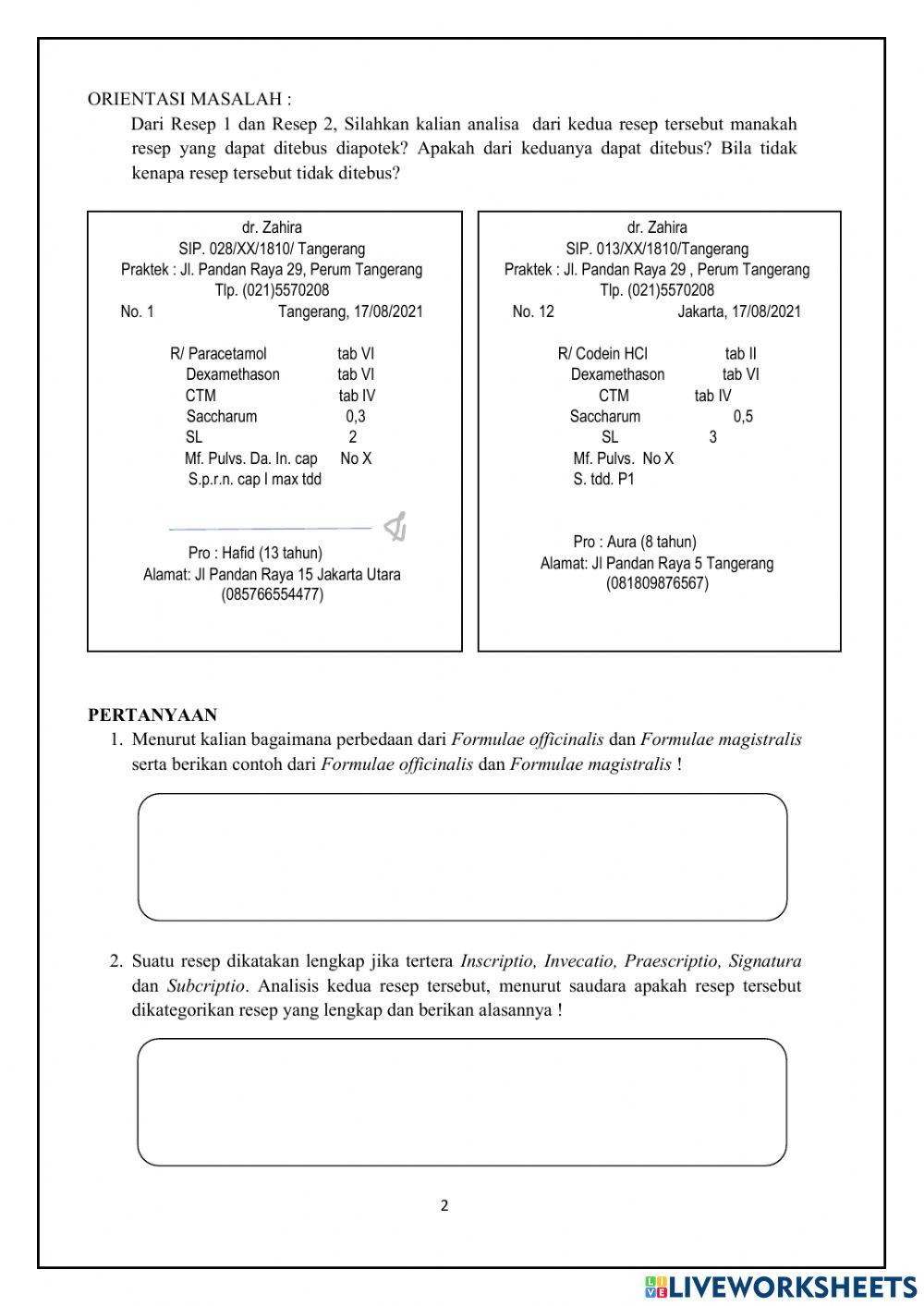 Lkpd resep 0423 | sari rahayu setyaningsih | Live