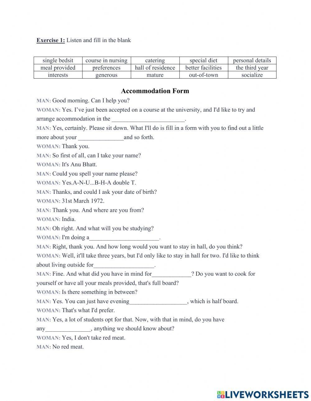 Cambridge 9 Listening Test 2 Section 1 Jessie cambridge-9-listening-test-2-section-1-jessie