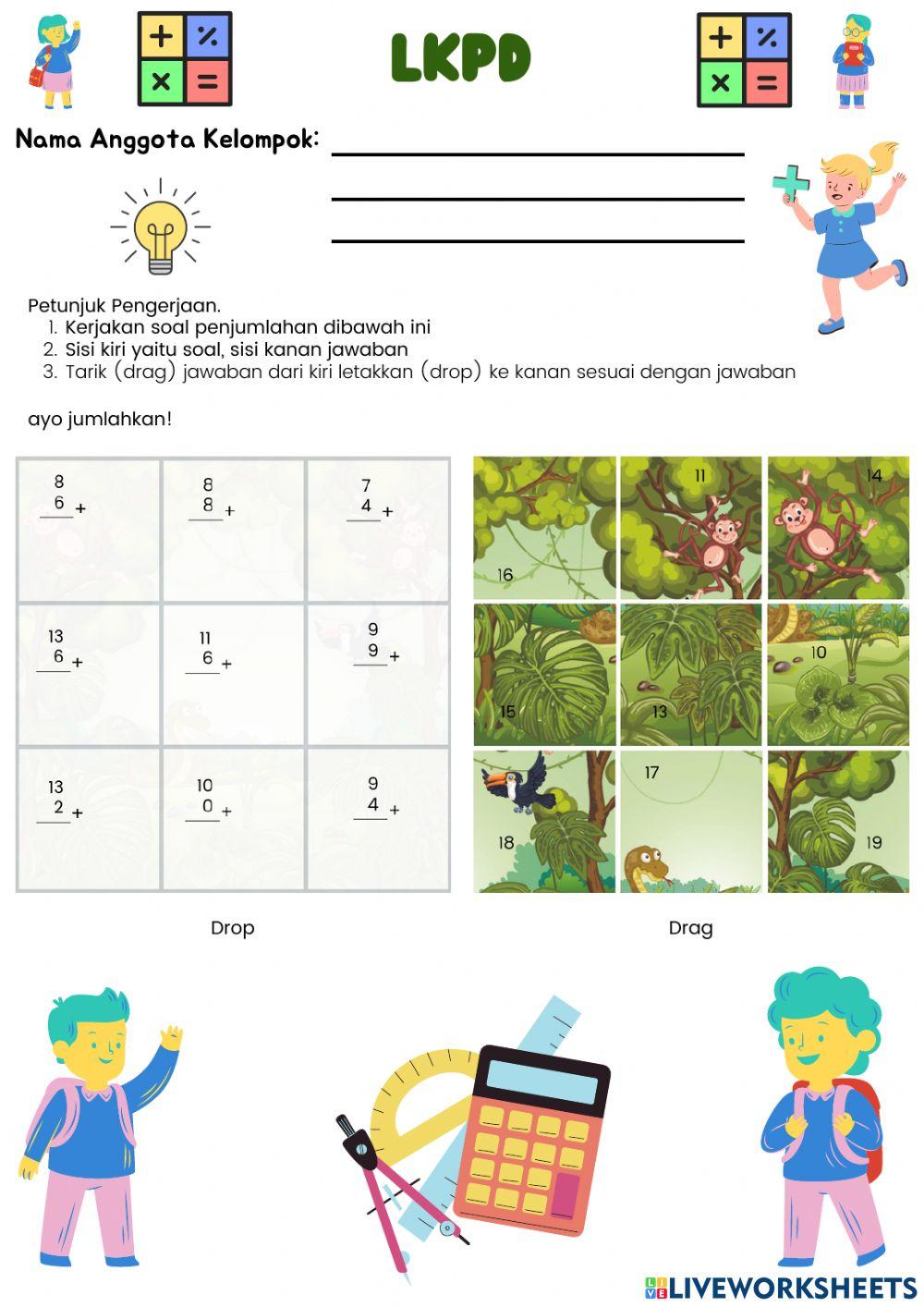 Lkpd online exercise for 1 | Live Worksheets