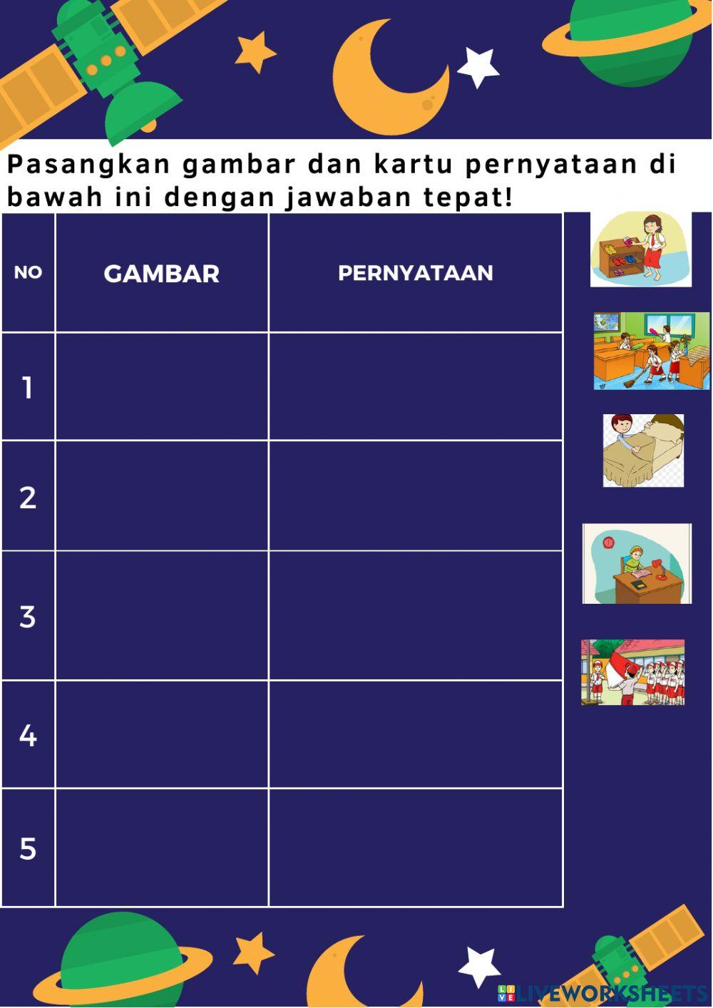Patuhi Aturan interactive worksheet | Live Worksheets