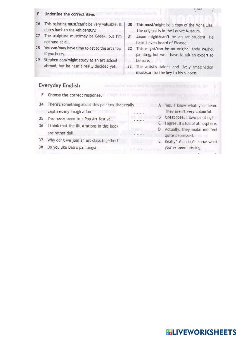 2168069 | Access 4 | Ivanna Romaniuk | LiveWorksheets