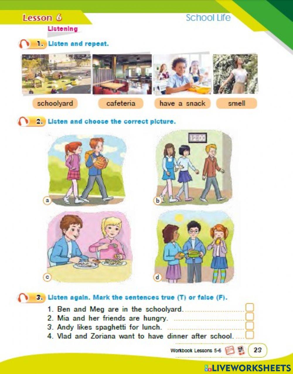 L6 U2 S4 online exercise for | Live Worksheets