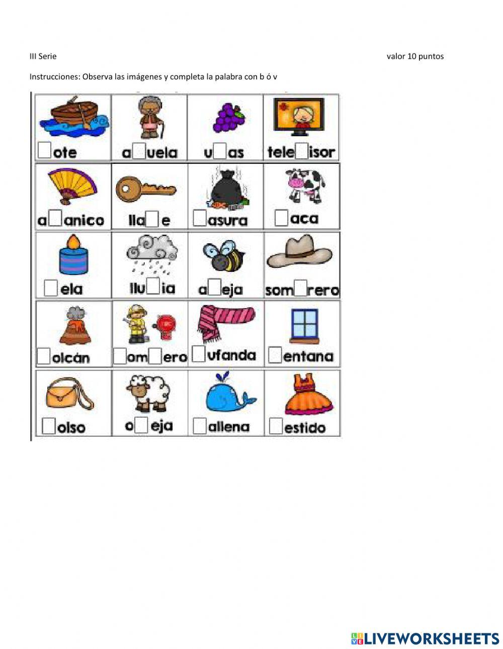 lenguaje IV | Free Interactive Worksheets | 2875923