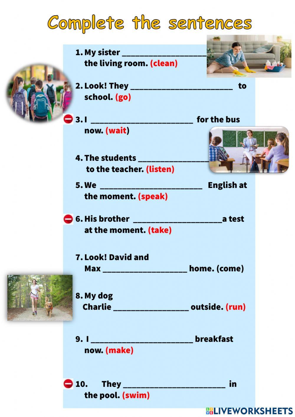 Present c | Live Worksheets