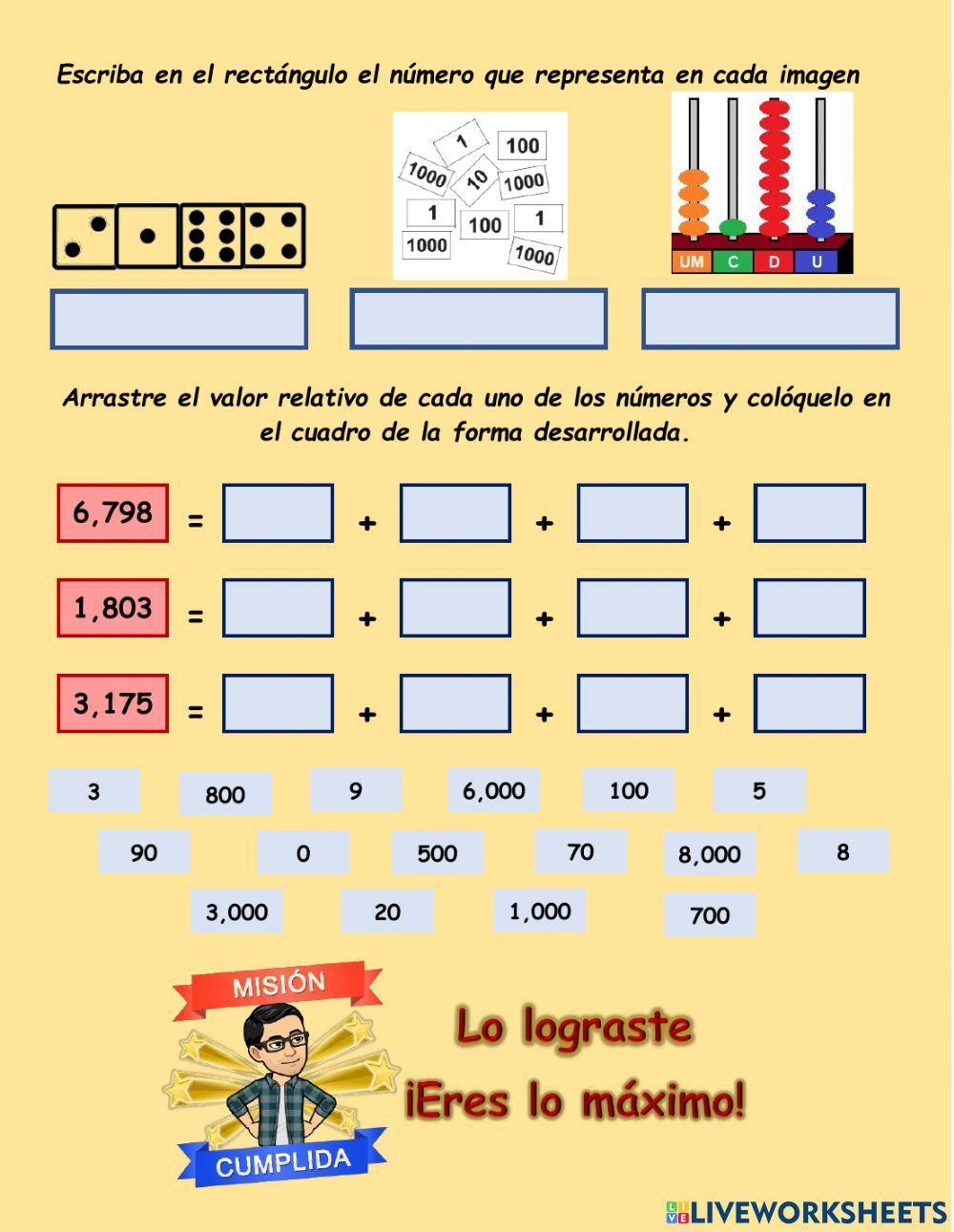 2168630 | Números hasta 9,999 | Jose Edgardo Salinas