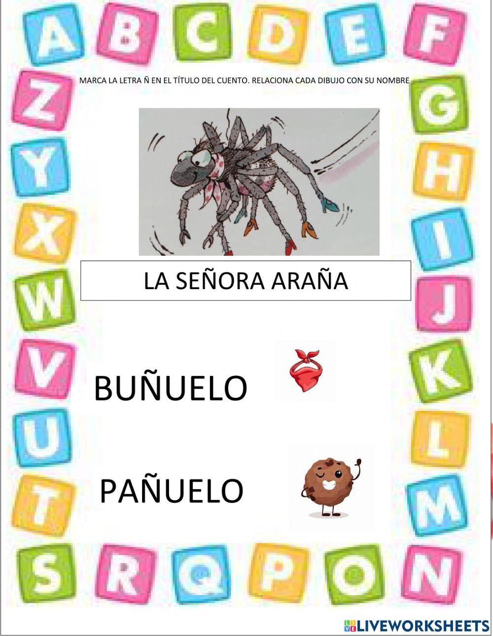 Hoja De Trabajo De La Araña