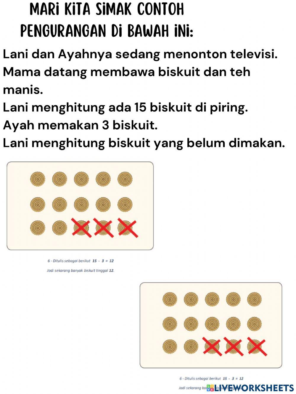 Mari berhitung exercise | Live Worksheets