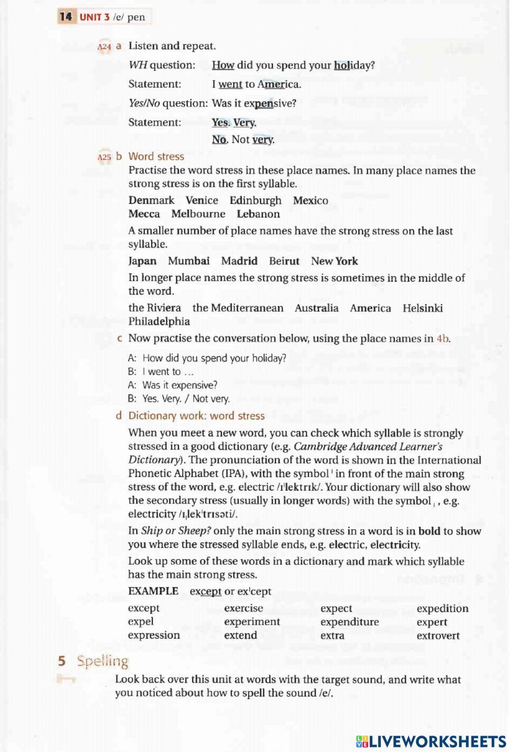 2169107 | E unit 3 | babysharkedu | LiveWorksheets