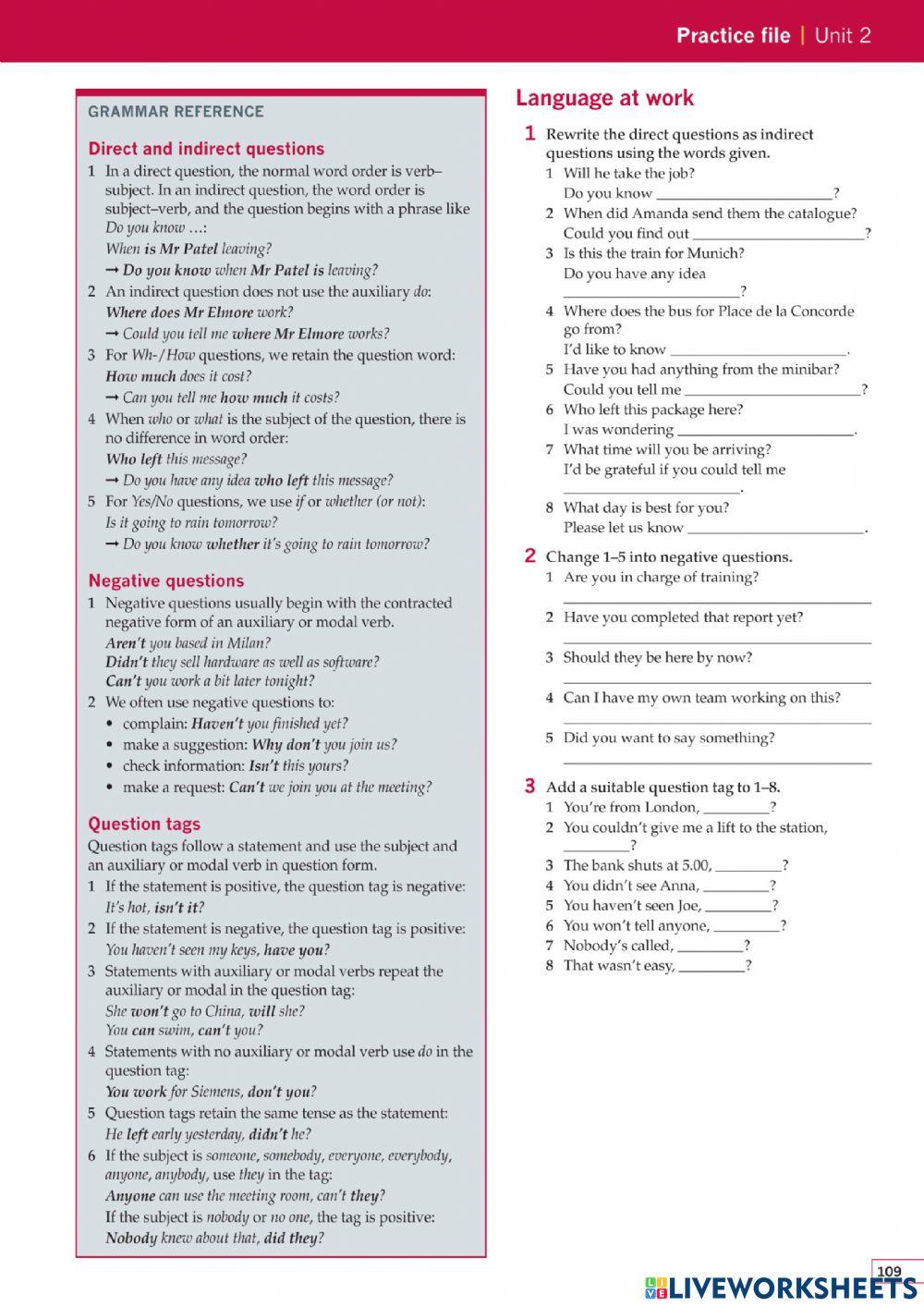 BR Upper Intermediate Unit 2 online exercise for | Live Worksheets