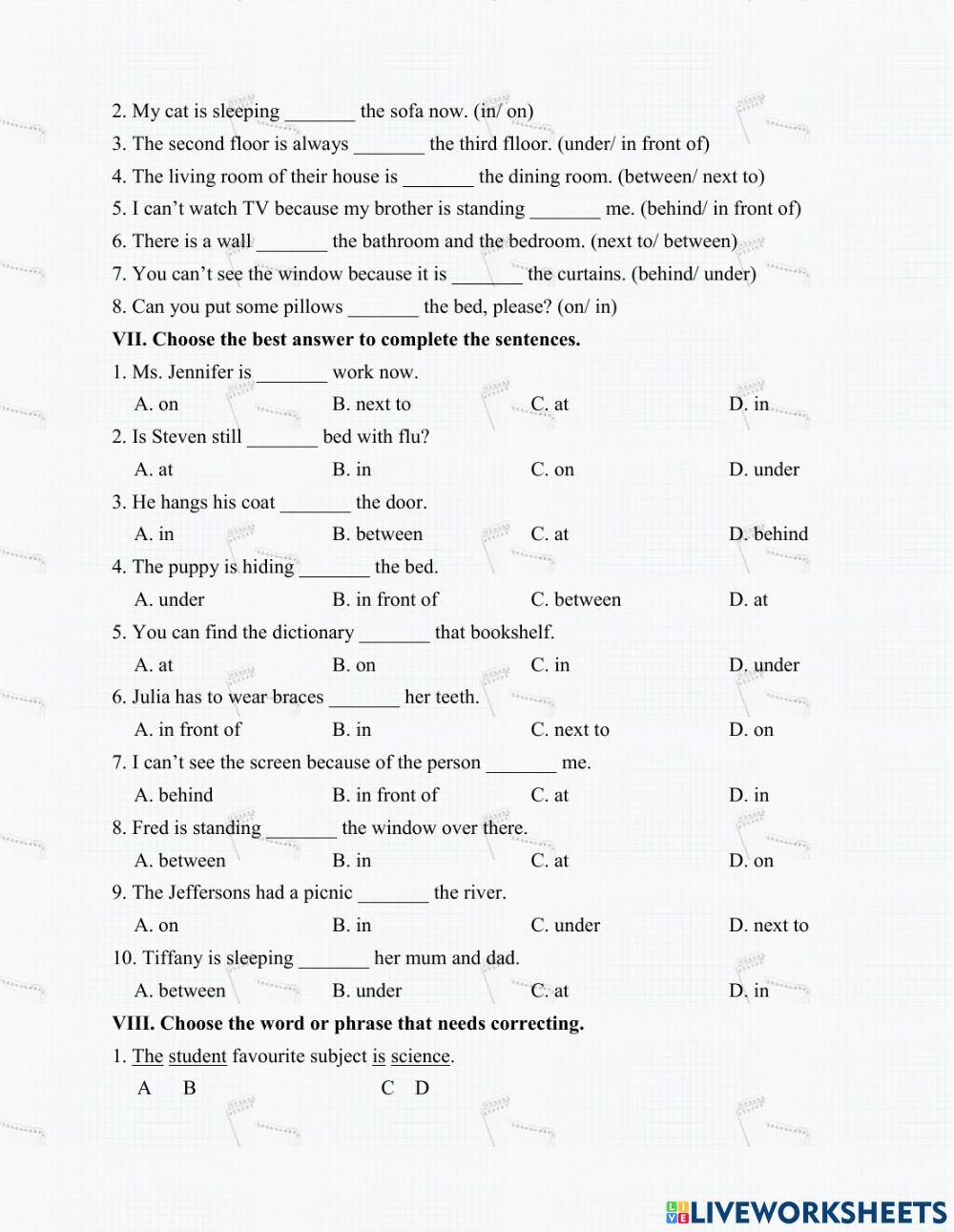 TA6.U2.revision | Free Interactive Worksheets | 2169791