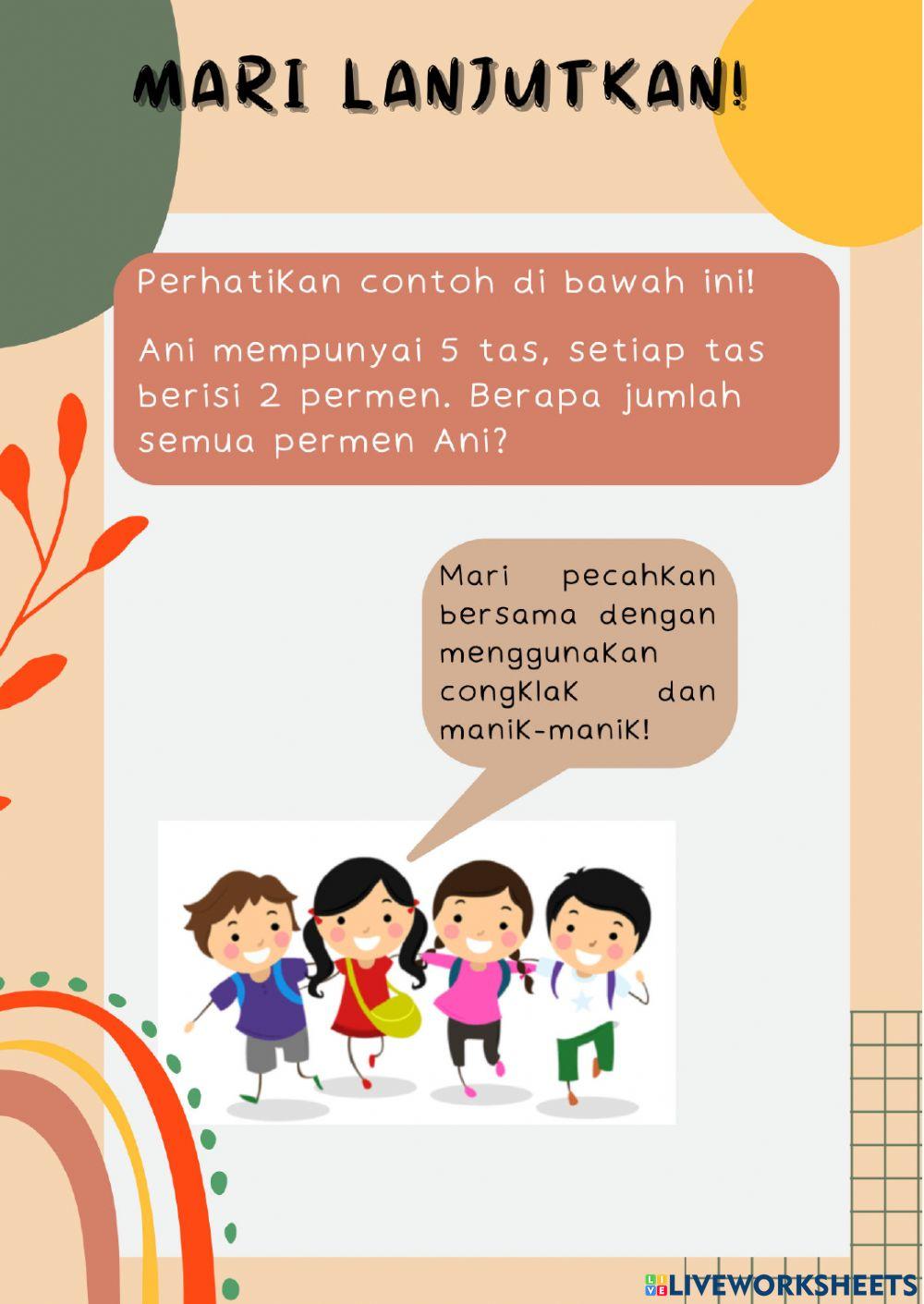 Konsep Perkalian | Live Worksheets