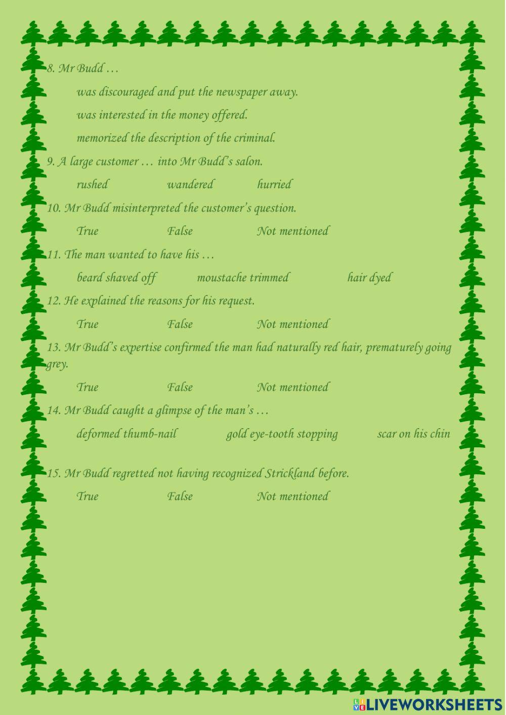 The Inspiration of Mr Budd: pages 1-2 | monicamariani