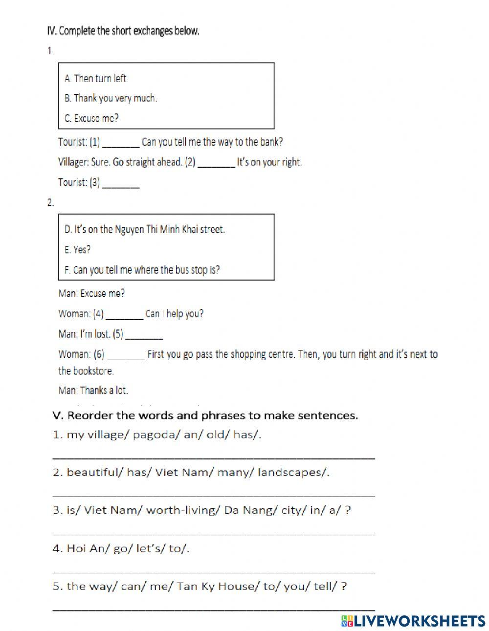 G6-review u4 test2 worksheet | Live Worksheets G6-review u4 test2 worksheet | Live Worksheets