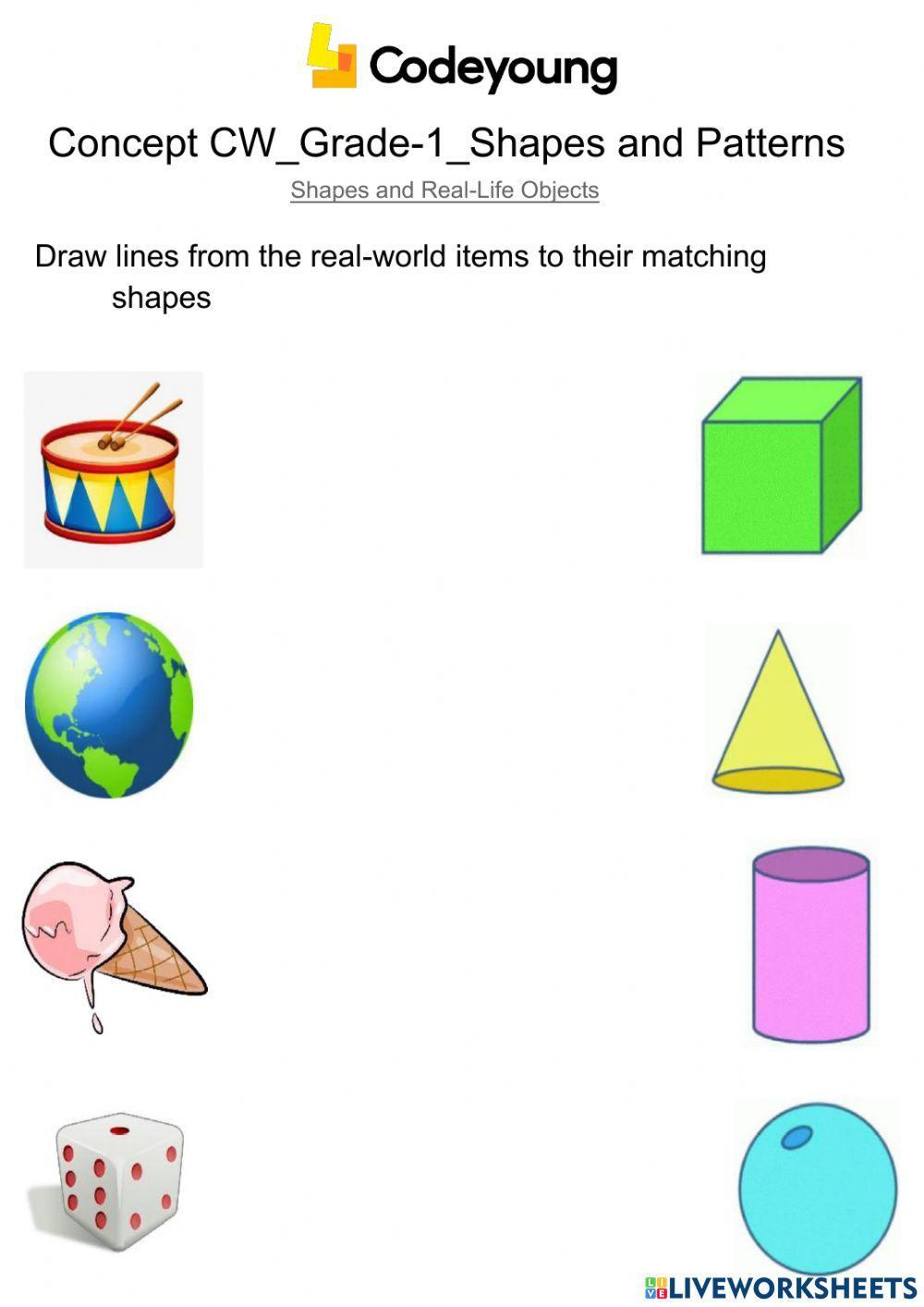 2196798 | Shapes and Real life Object-Concept CW | Janvi