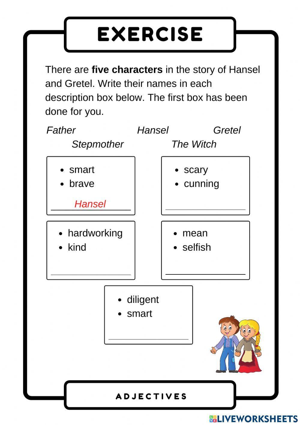 Hansel And Gretel Characters